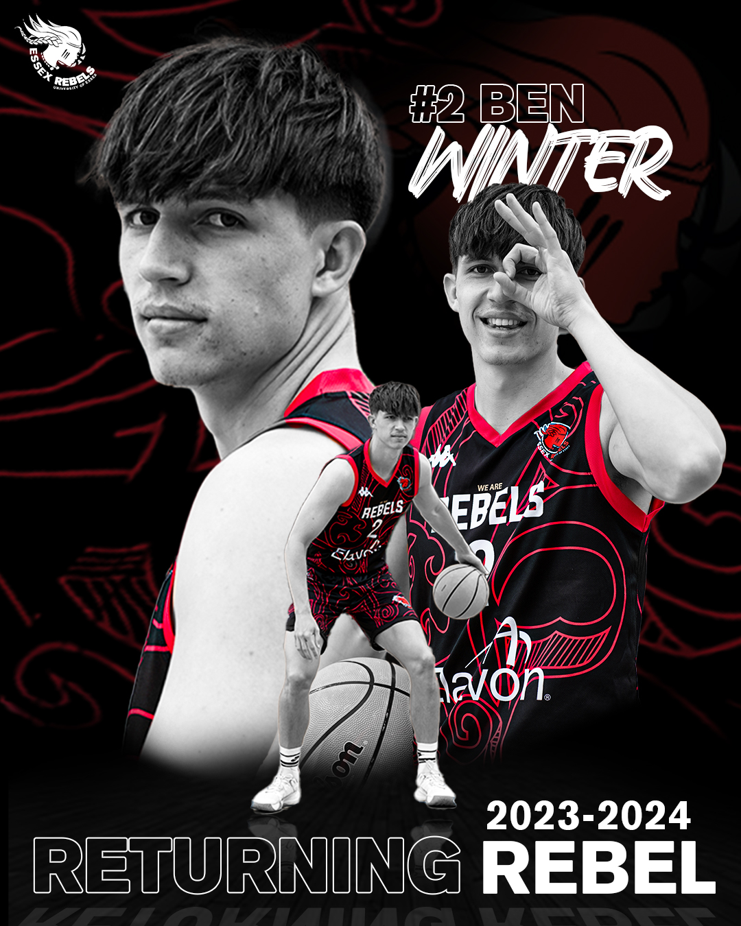 BEN WINTER RETURNS FOR FOURTH SEASON - Essex Rebels
