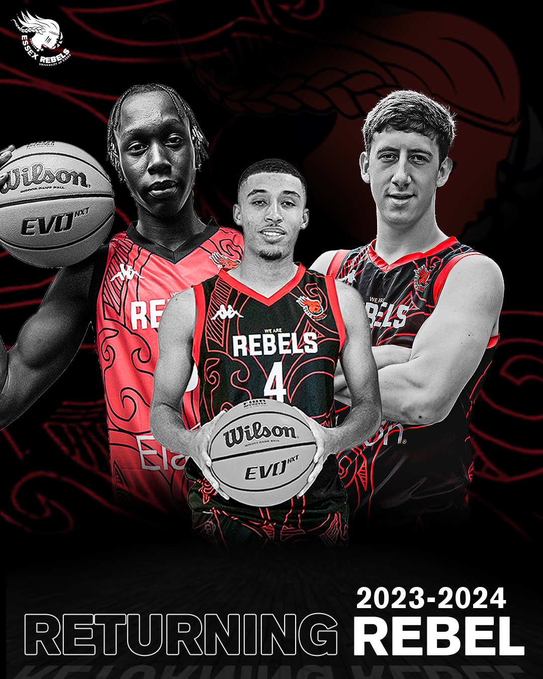 REBELS TRIO RETURN FOR UPCOMING SEASON Essex Rebels REBELS TRIO RETURN FOR UPCOMING SEASON Essex Rebels