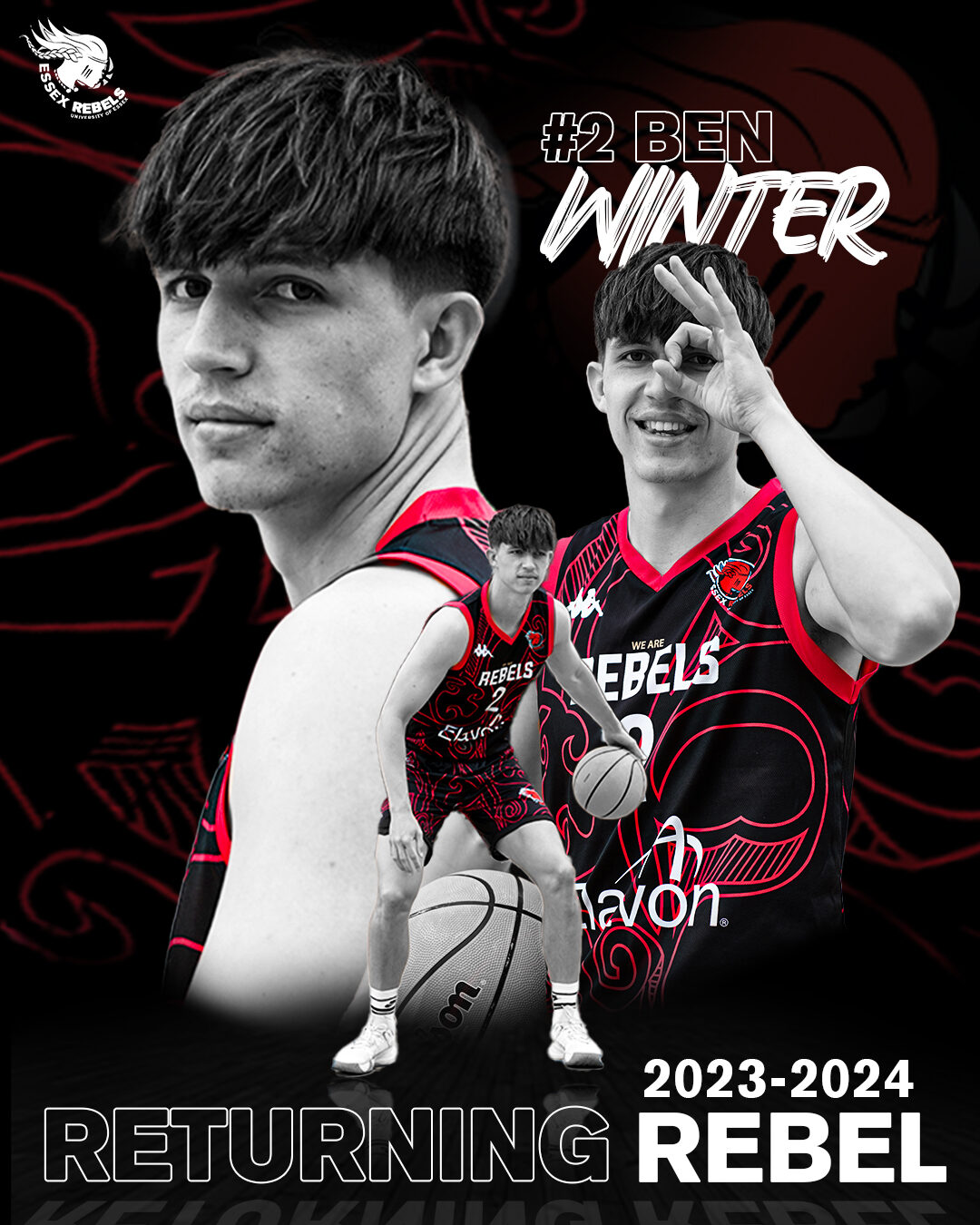 BEN WINTER RETURNS FOR FOURTH SEASON - Essex Rebels