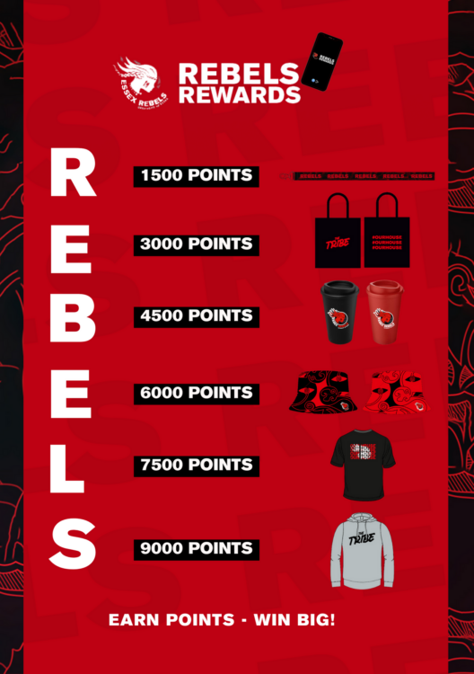 Rebels Rewards - Essex Rebels