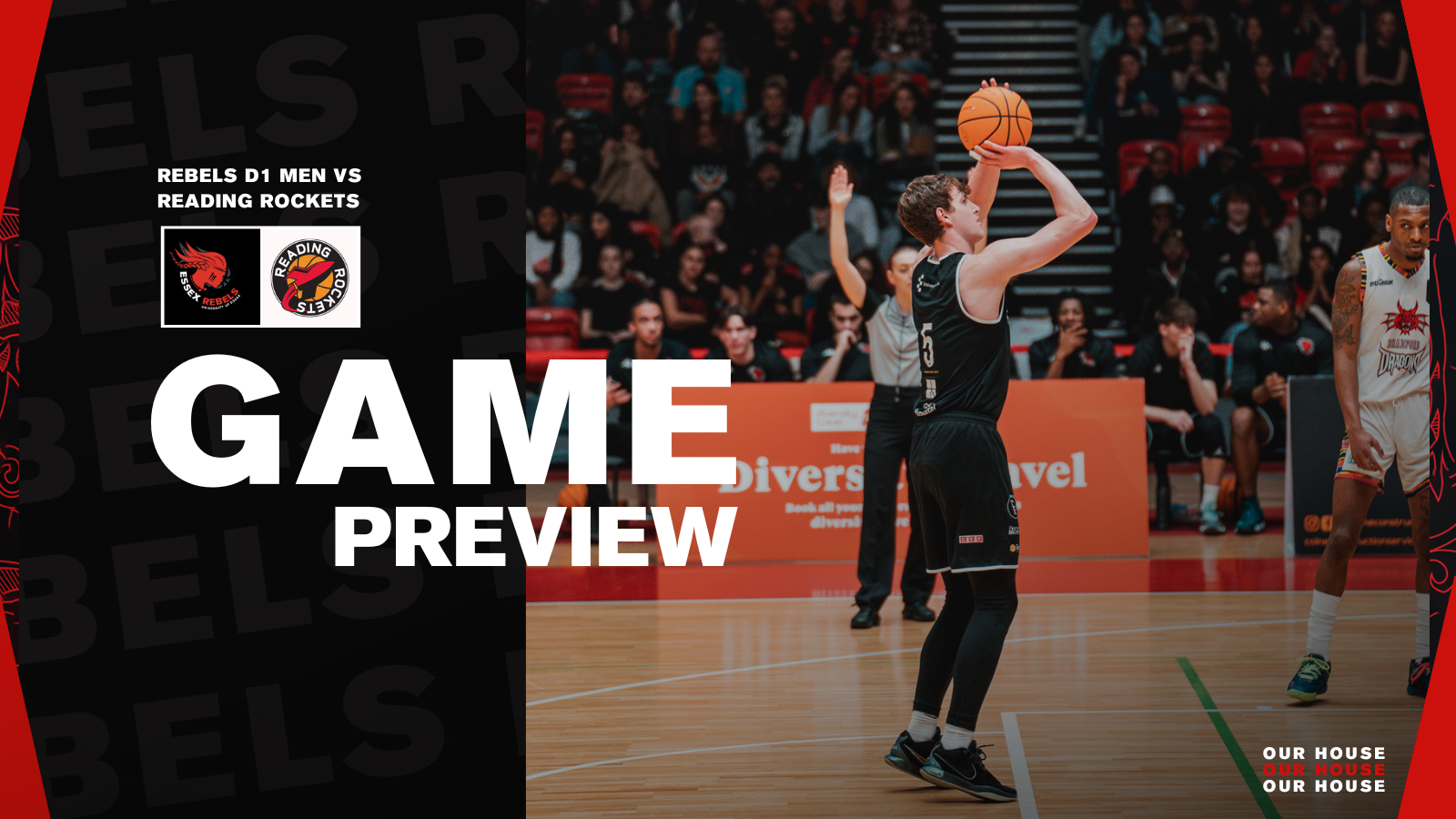 GAME PREVIEW | D1 Rebels Men vs Reading Rockets - Essex Rebels